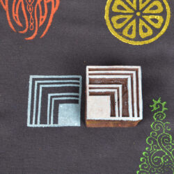 Gorgeous Indian Wood Blocks | Square Design 109 | RR Printing Tools