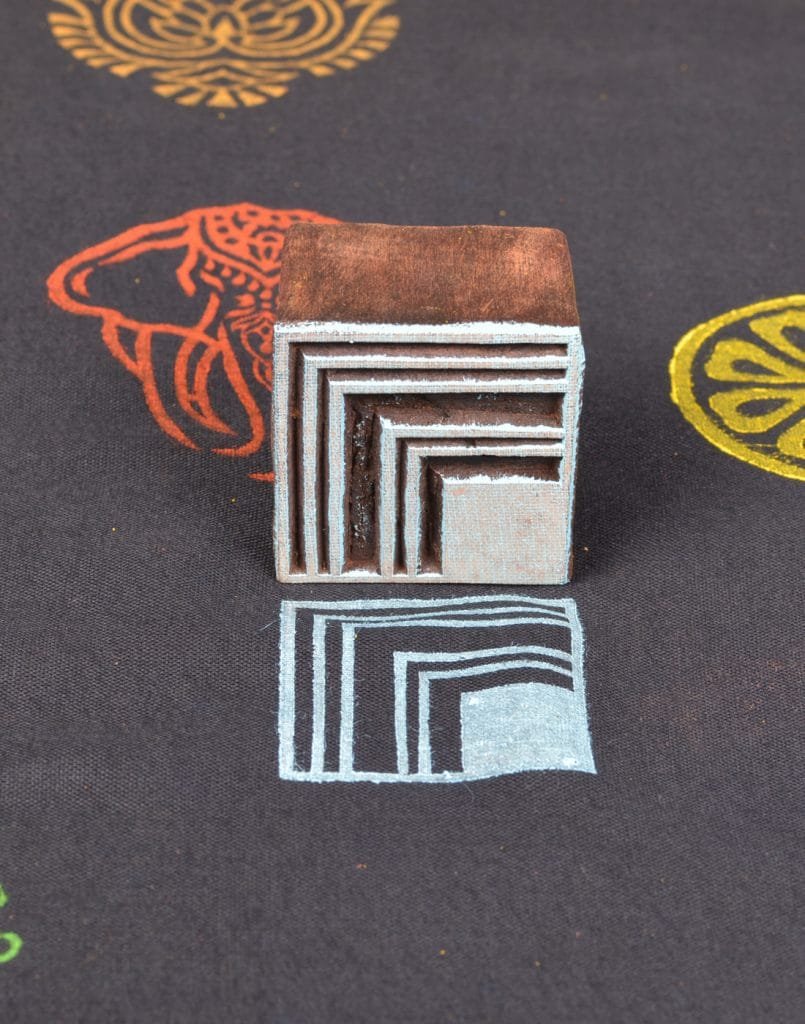 Gorgeous Indian Wood Blocks | Square Design 109 | RR Printing Tools