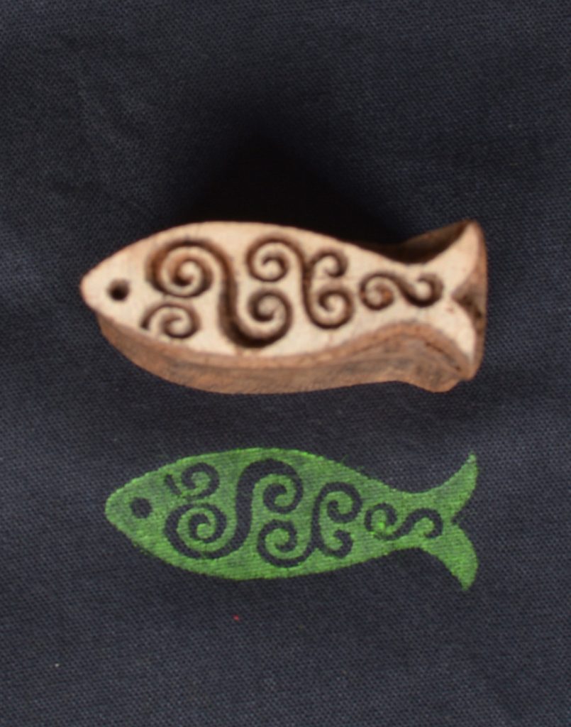 Mind-Blowing Fish Shape Wooden Fabric Printing Blocks 406 | RR Printing ...