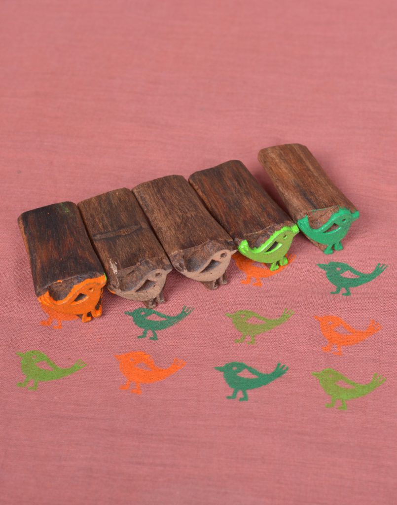 Small Bird Design For Block Printing 492 | RR Printing Tools