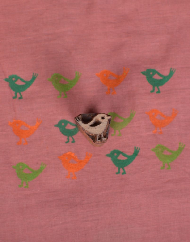 Small Bird Design For Block Printing 492 | RR Printing Tools