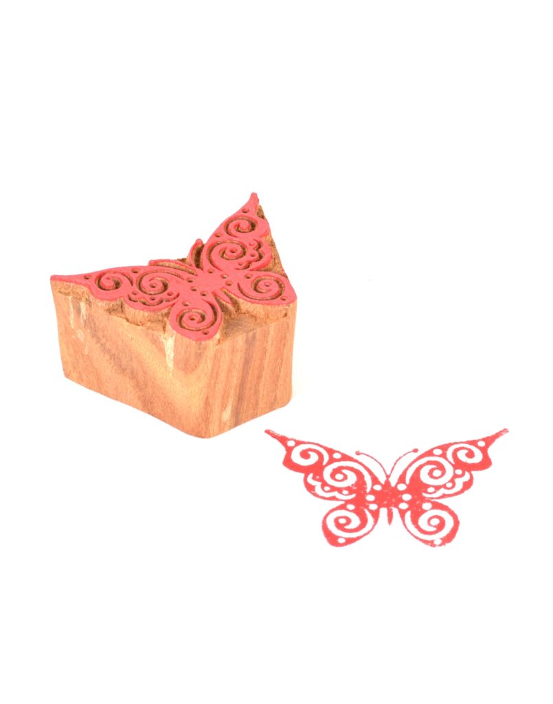 Amazing Block Stamps For Fabric | Butterfly Design 679 | RR Printing Tools