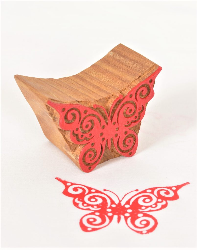 Amazing Block Stamps For Fabric | Butterfly Design 679 | RR Printing Tools